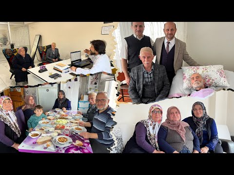 Annemi diyetisyene getiriyorum hasta ziyareti Anne ve babamın ümre arkadaşınlarını ziyaret ettik