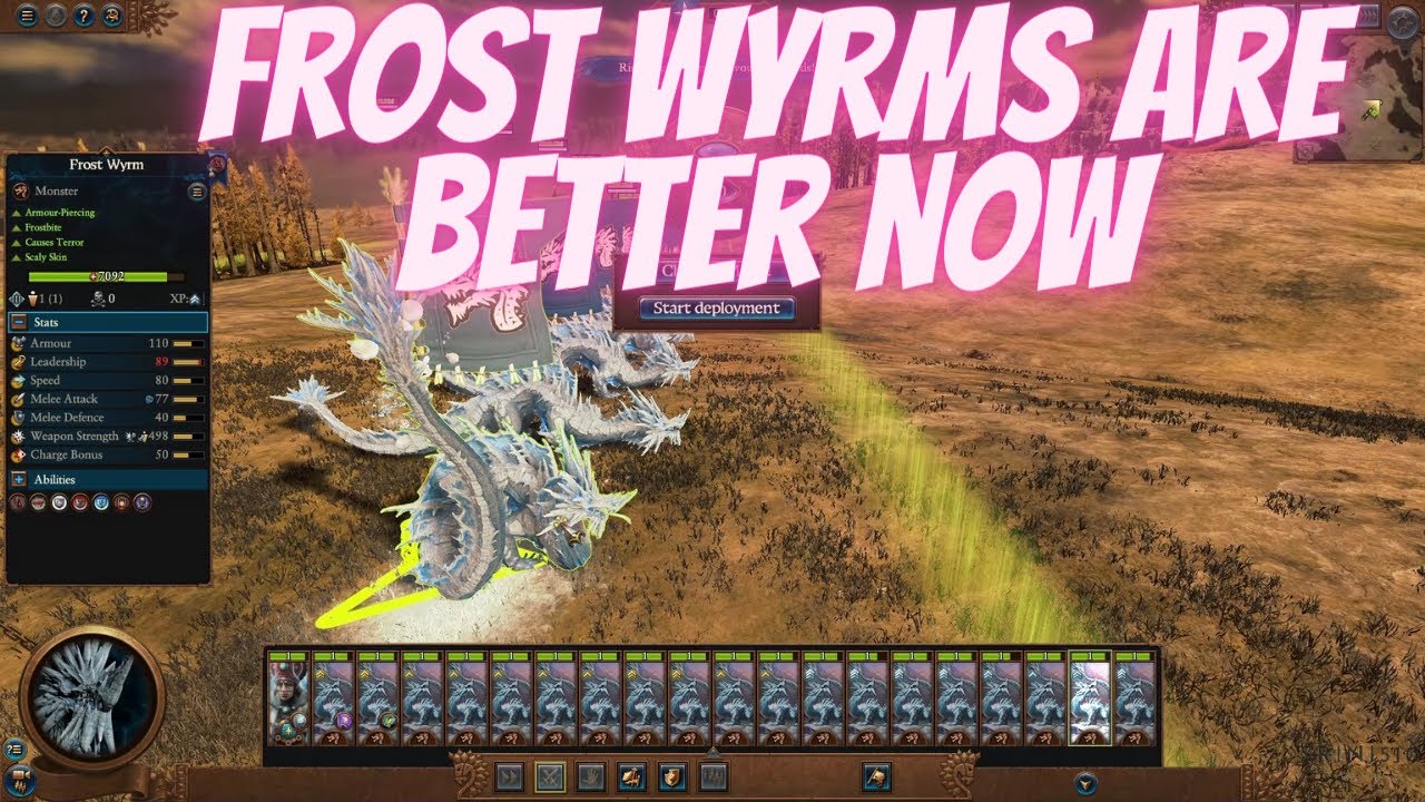 Frost Wyrms Are Better Now Warhammer III - YouTube