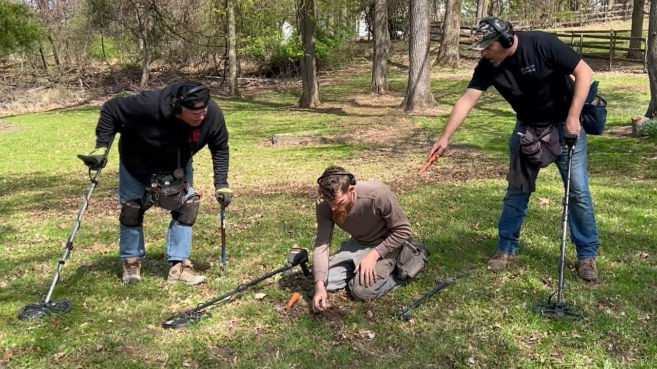 Yard Treasures! - Metal Detecting a 1780's Property for Old Coins ...