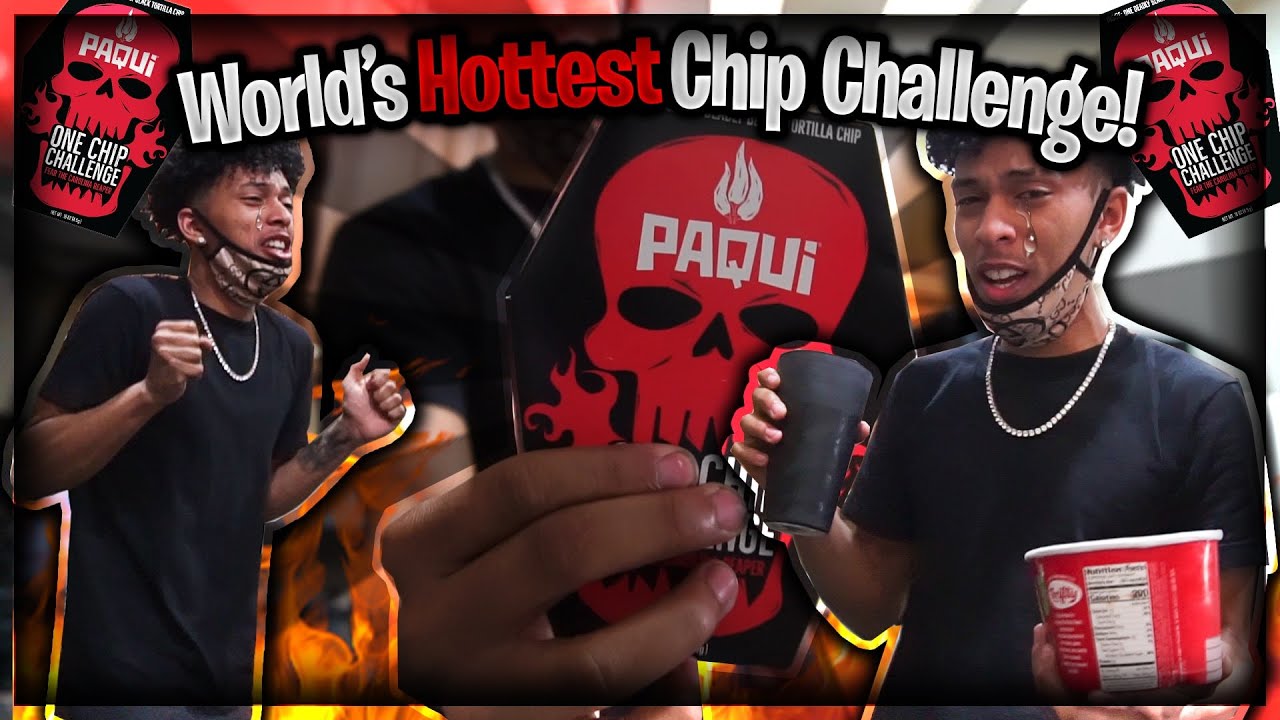 Trying The World’s HOTTEST CHIP | Paqui One Chip Challenge 🔥 - YouTube