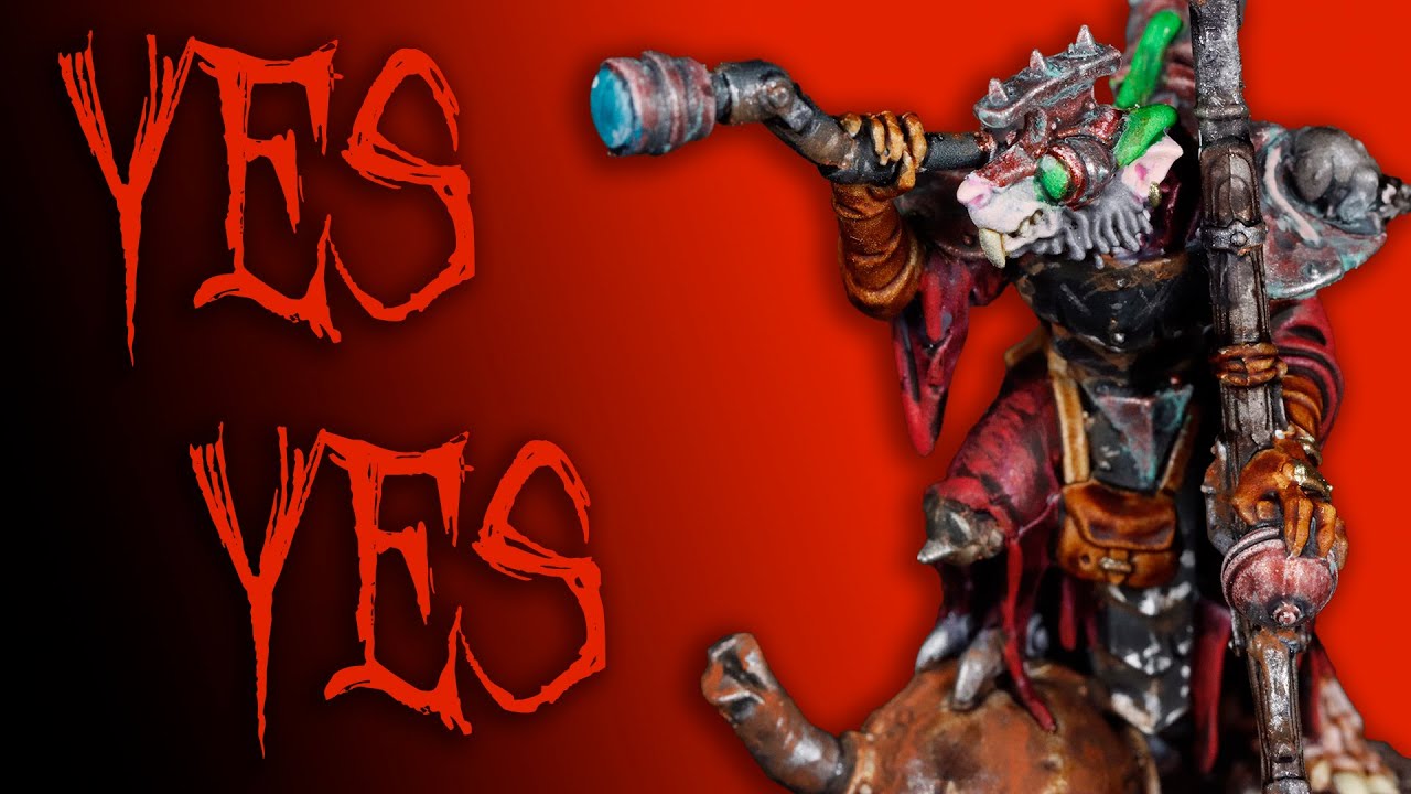 YES YES! How To Paint Skaventide Skaven Warlock Engineer - YouTube