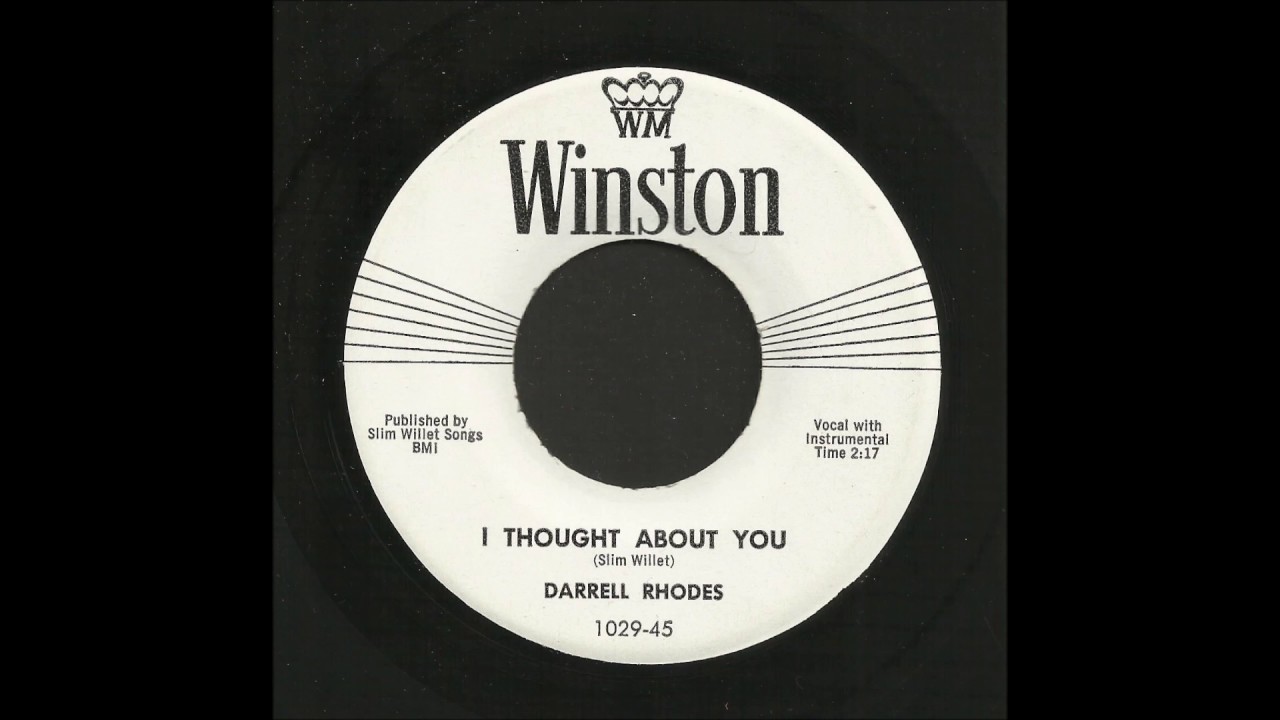 Darrell Rhodes - I Thought About You - Rockabilly 45 - YouTube