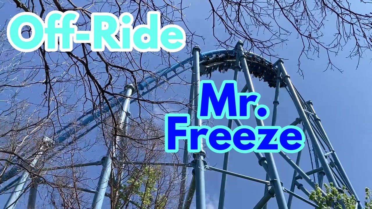 Mr. Freeze @ Six Flags Over Texas | Off-Ride - YouTube