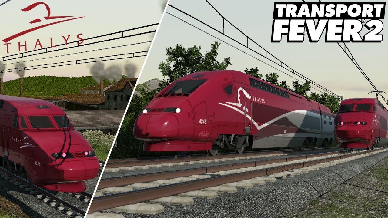 Voyage en cabine en Thalys ! (PBKA) | Transport Fever 2 - YouTube