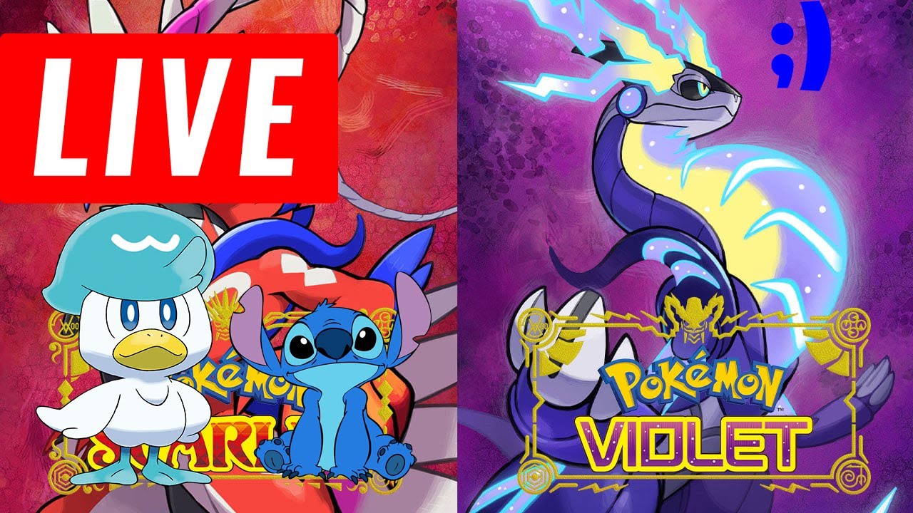 Pokemon violet live :) ( 145 subs today!?!?) - YouTube