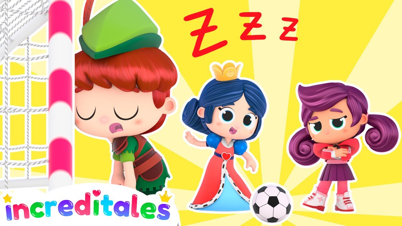 Robin Hood is TOO TIRED to play! Sleeping is important- Kids learn ...