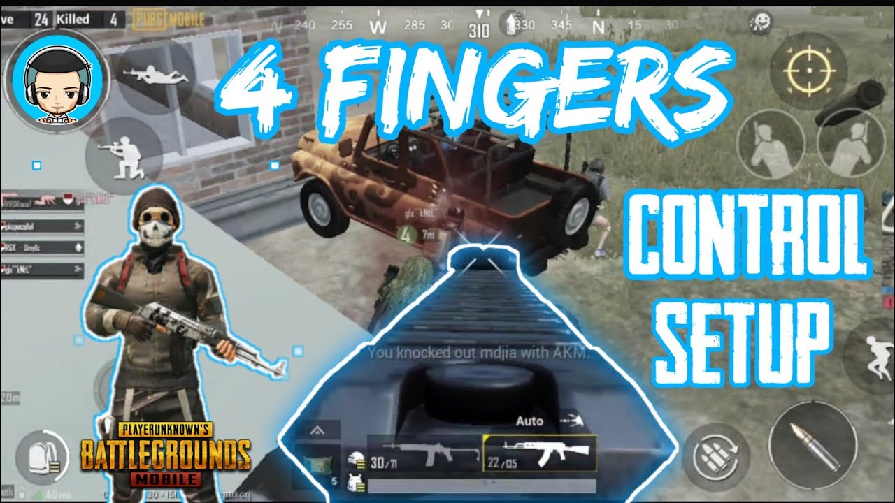 4 Fingers Control Setup | PUBG Mobile | Montage - YouTube