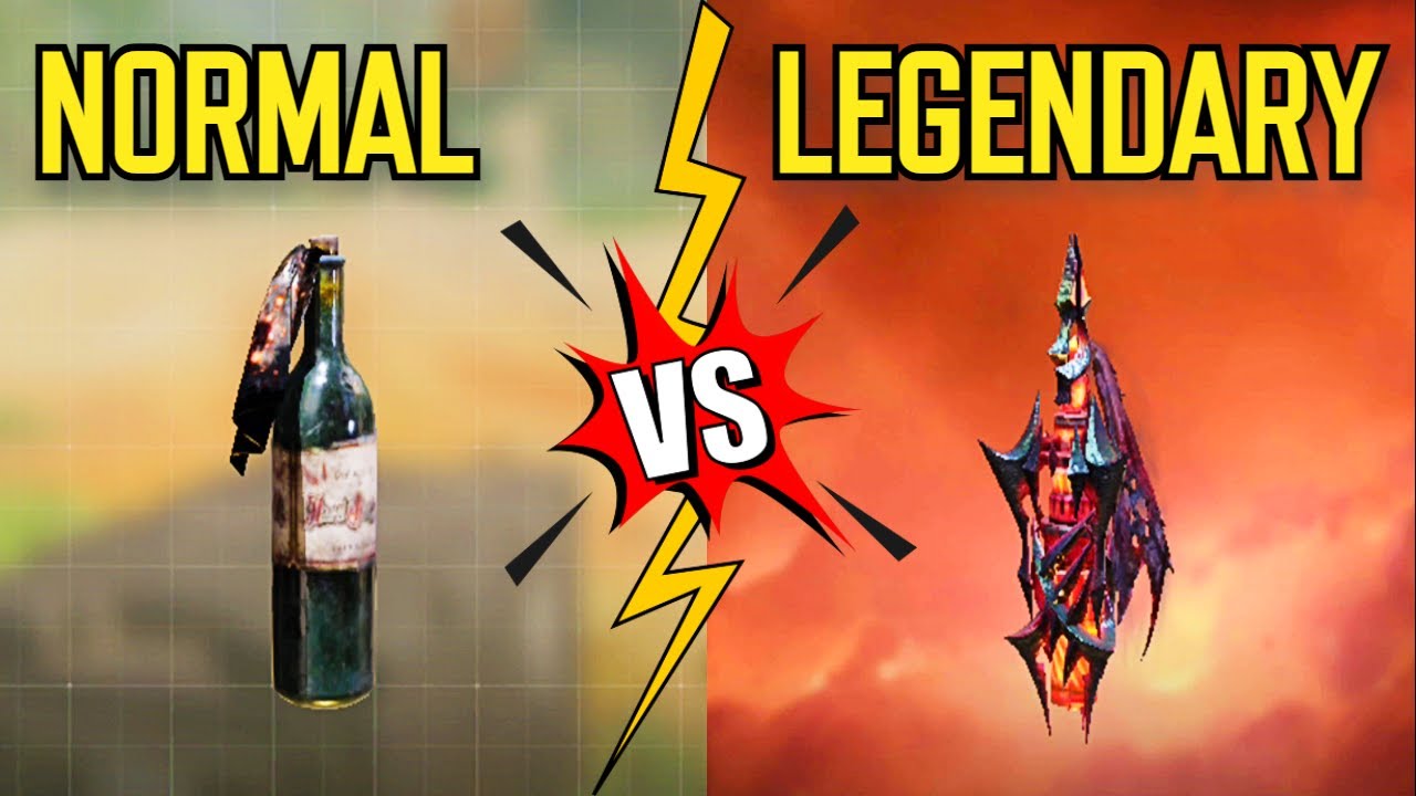 Normal Molotov Cocktail Vs Legendary in Cod Mobile - YouTube