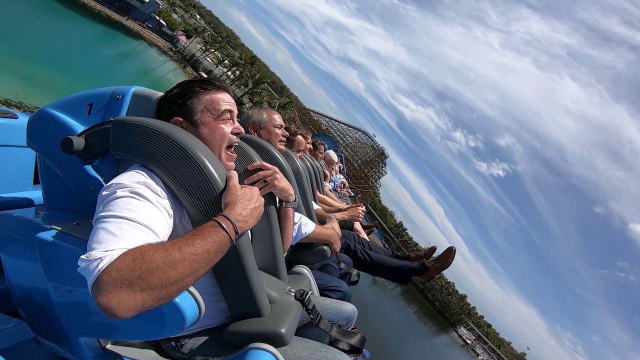 Vortex Top Spin | Opening Day POV On-Ride | Sea World | The New ...