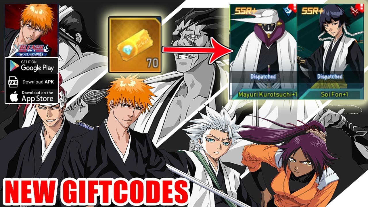 Bleach Soul Reaper New Giftcodes - Open 70 Summon Tickets get SSR+ ...