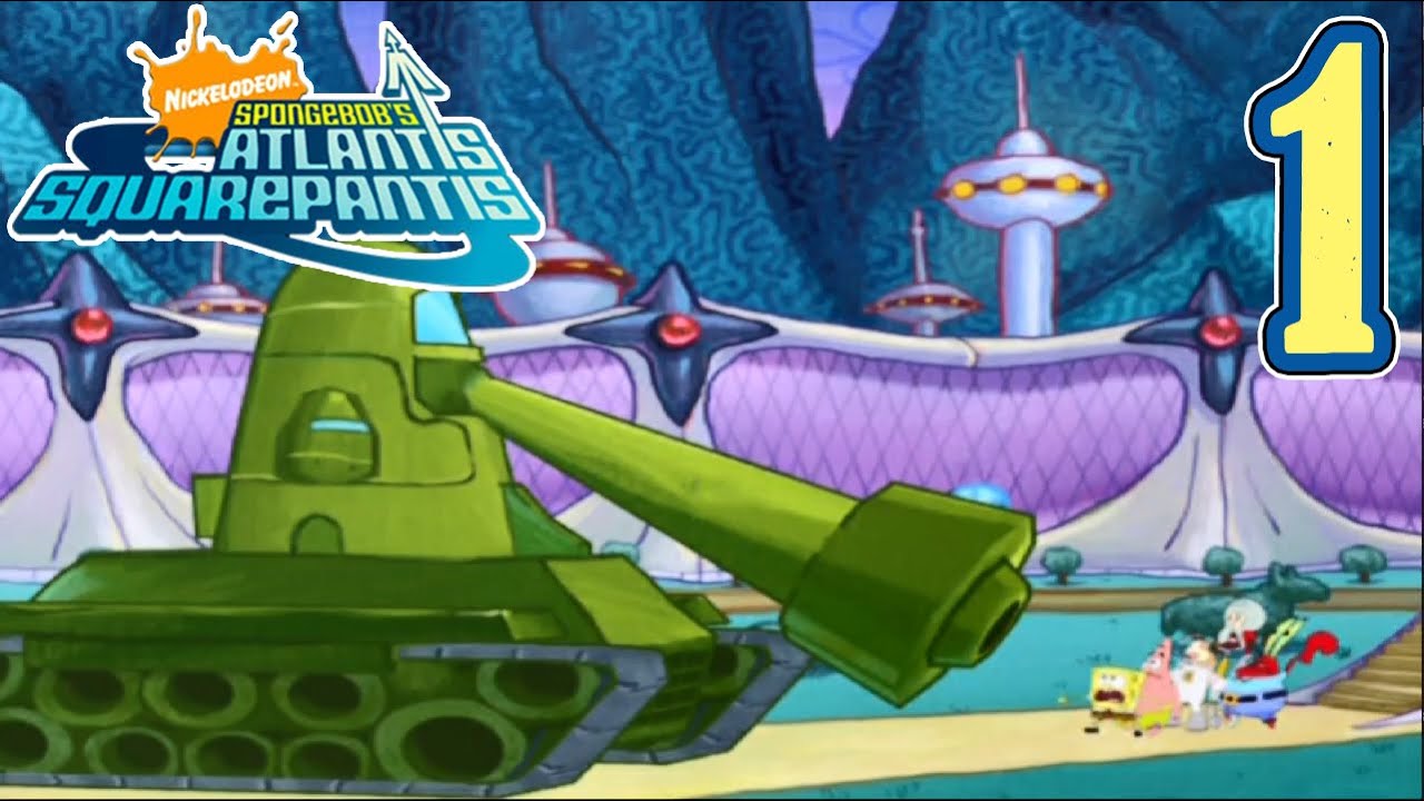 Spongebob's Atlantis SquarePantis PS2 Tanklantis Plankpantis - PART #1 ...