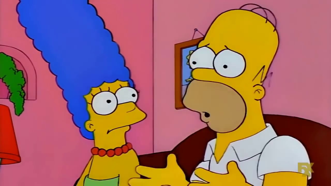 The Simpsons - Homer and Bart steal grease Part 1 - YouTube