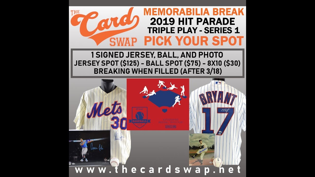 2019 Hit Parade Triple Play Series 1 Break - YouTube