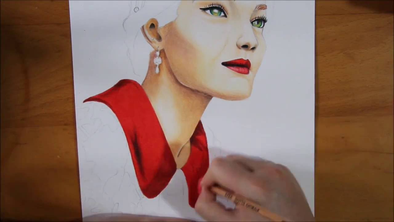 Drawing Gigi Hadid - YouTube