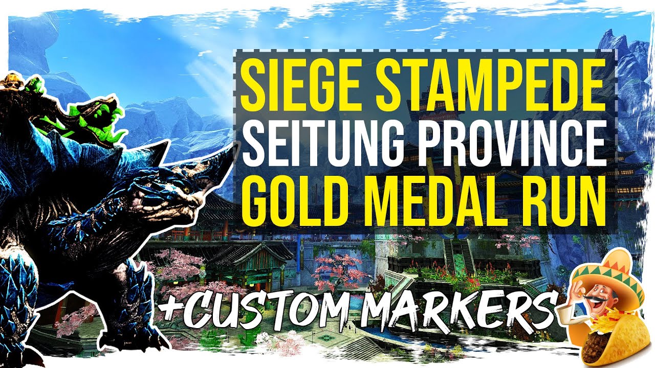Guild Wars 2 - Seitung Province - Siege Stampede Adventure with Custom ...