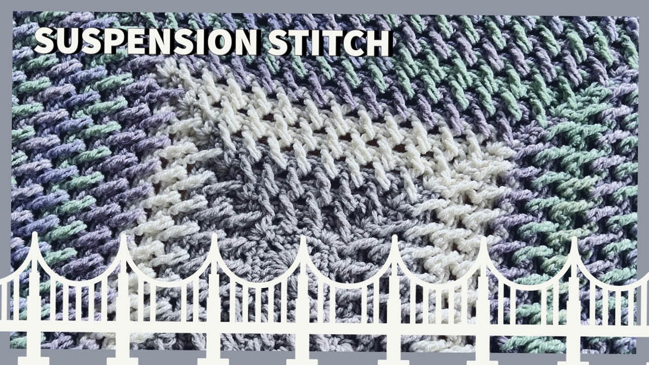 Suspension Bridge Stitch Blanket | The Crochet Crowd - YouTube