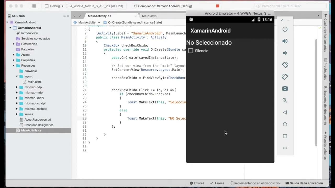 Xamarin desde Cero Xamarin Android Toast Parte 21 - YouTube