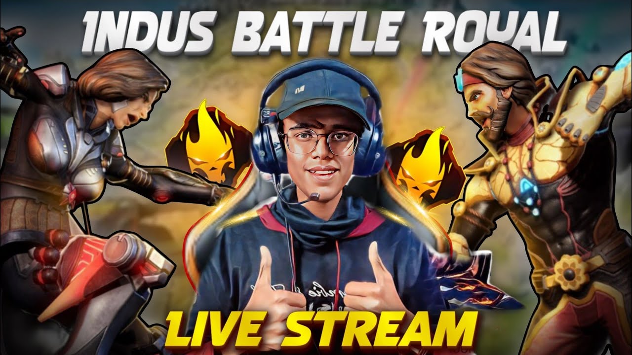 INDUS BATTLE ROYAL RANK PUSH LIVE STREAM @IndusGame #trending - YouTube