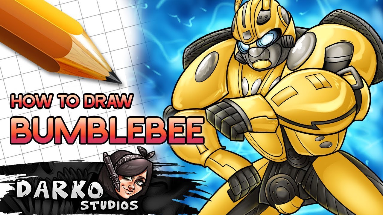 How to Draw Bumblebee EASY - Drawing Transformers Characters EASY ...