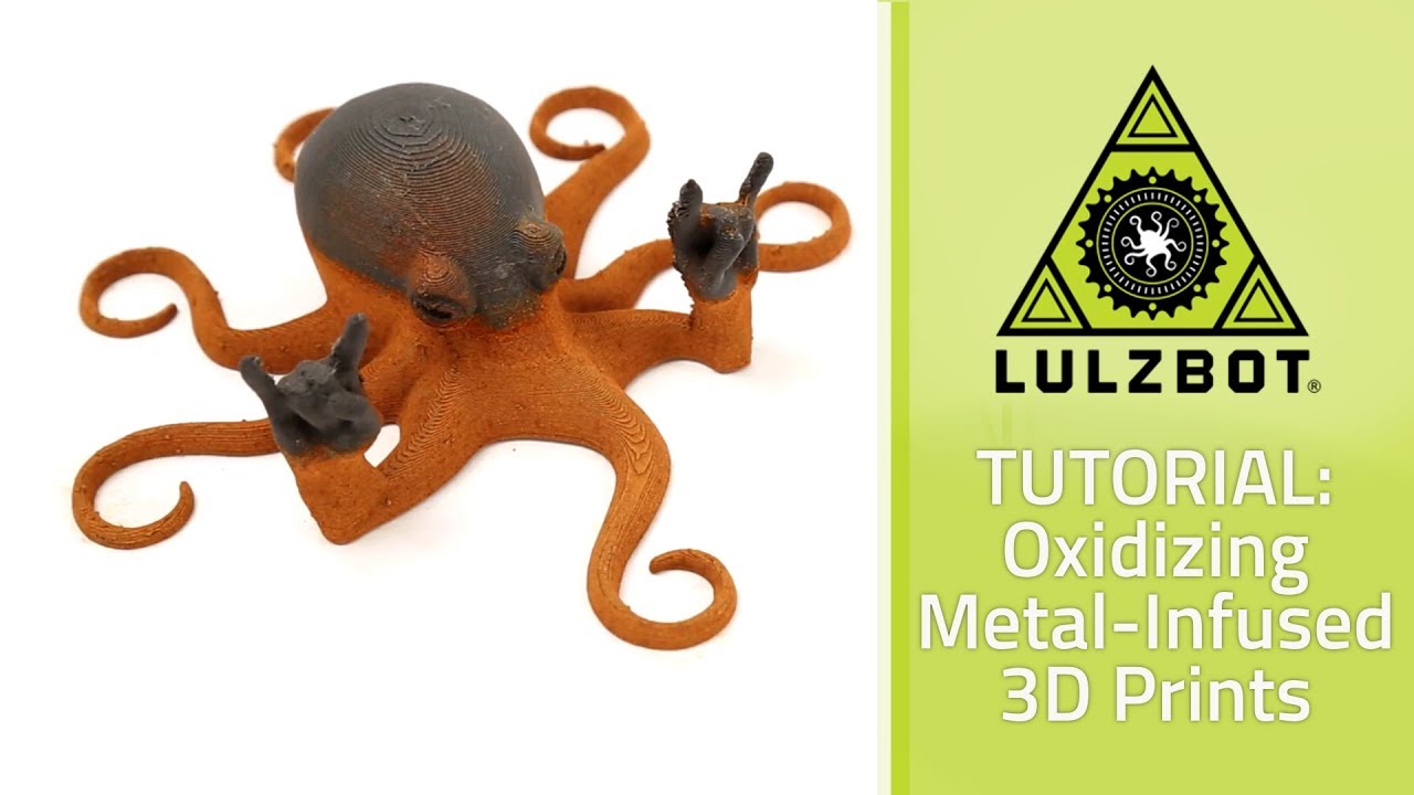 Tutorial — Oxidizing Metal-Infused 3D Prints - YouTube