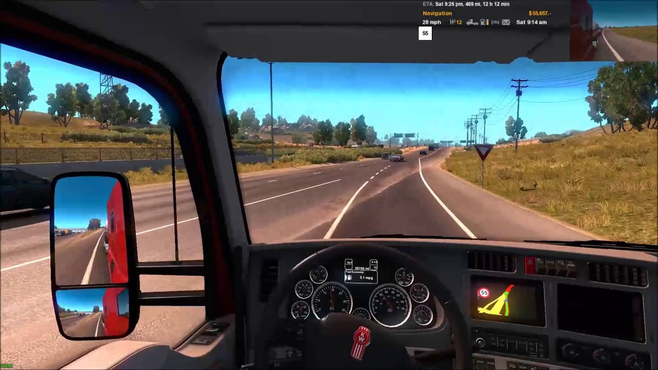 American Truck Simulator [ATS] Game play 009 [i5 4690k Gtx960] - YouTube