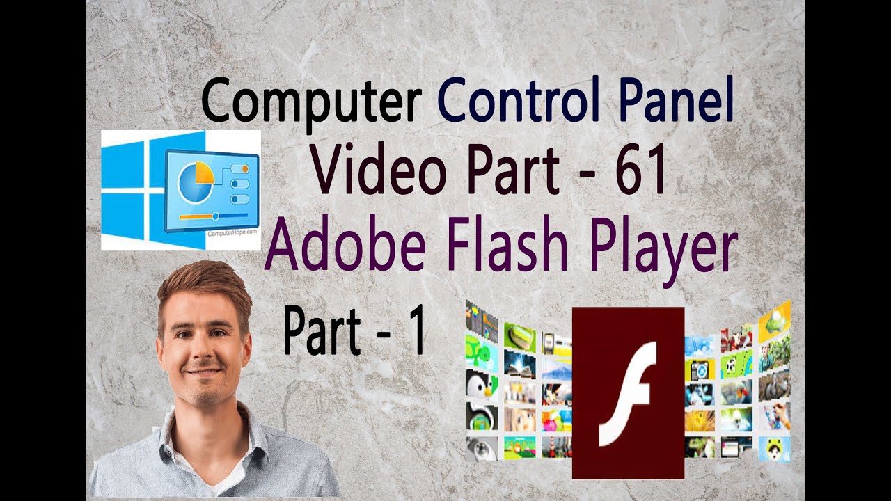 adobe flash player | Adobe Flash Player part - 1 | control panel video ...