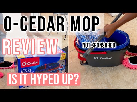 O-Cedar Rinse Clean Spin Mop - HONEST Review - YouTube