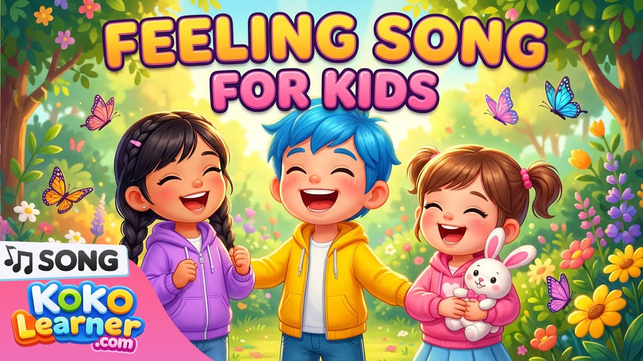 Feelings Song for Kids 2026 🙂😢😠 | Learn Emotions (Happy, Sad, Angry ...