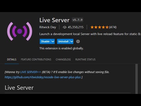 How to fix Live server extension not working in VScode, 2024 - YouTube