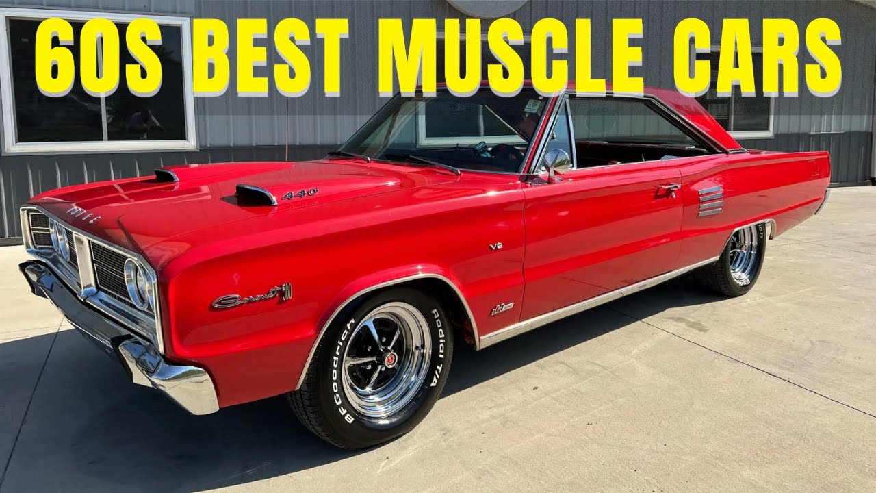 TOP 10 BEST 1960s Muscle Cars - YouTube