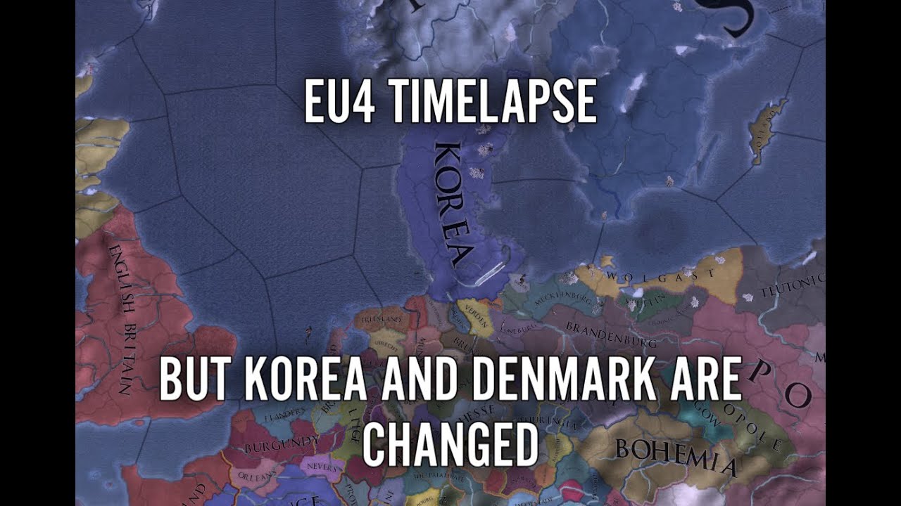 EU4 Timelapse But Korea And Denmark Are Switched - YouTube