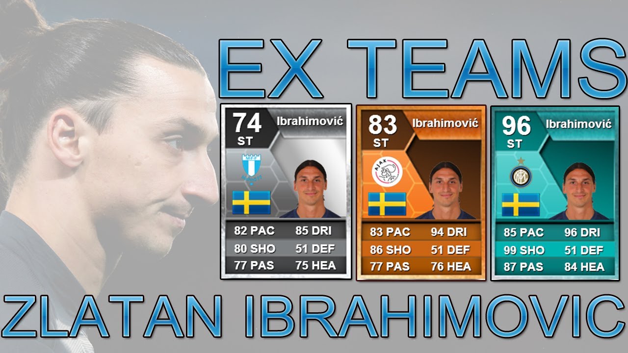 FIFA 13 - Zlatan Ibrahimovic "Ex Teams" Squadbuilder ft A TOTS - YouTube