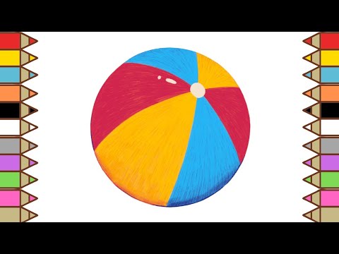 How To Draw A Ball || Ball Drawing Step by step || Easy Ball Drawing ...