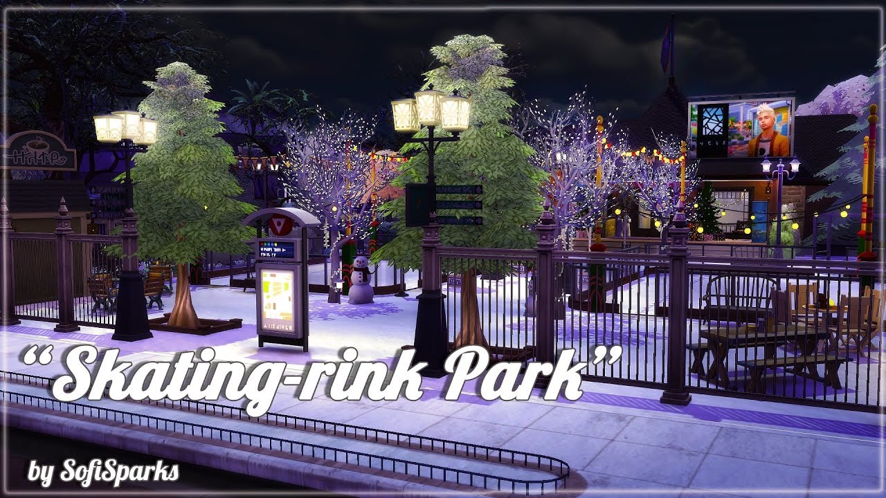 Строительство The Sims 4 - Skating Park - YouTube