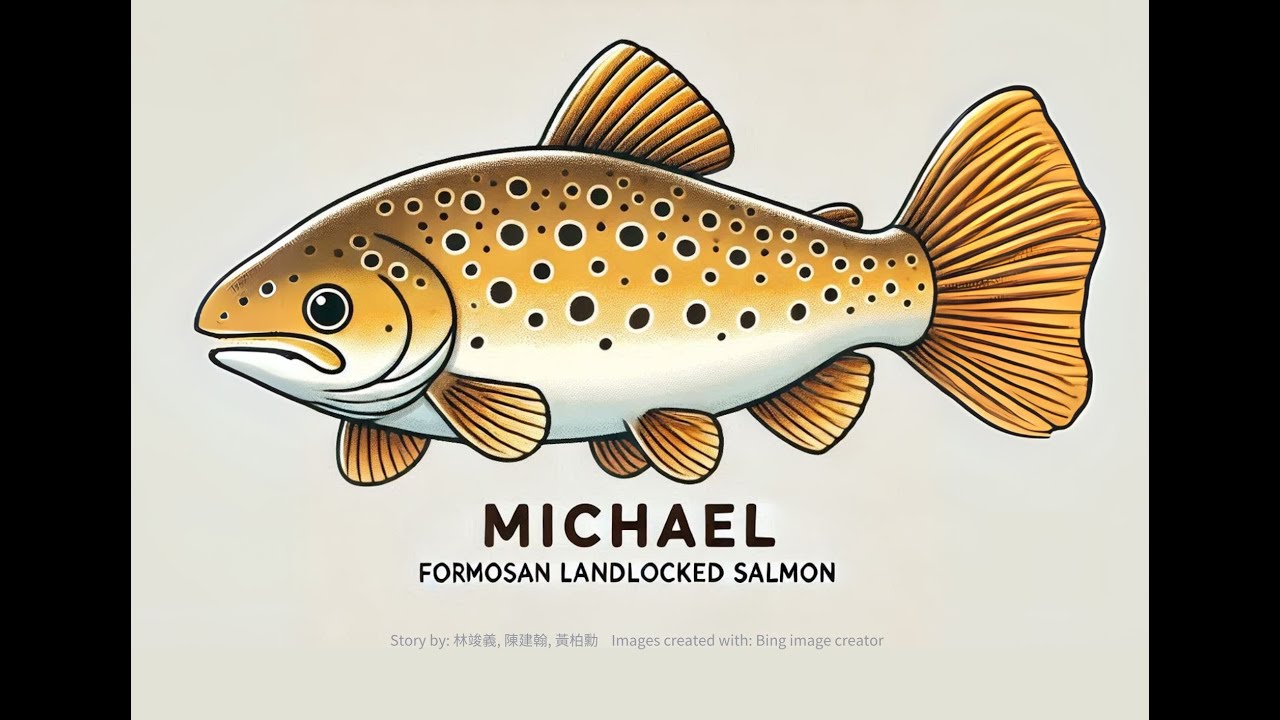 113學年度語文實驗班英文繪本有聲書：Michael the Formosan Landlocked Salmon - YouTube