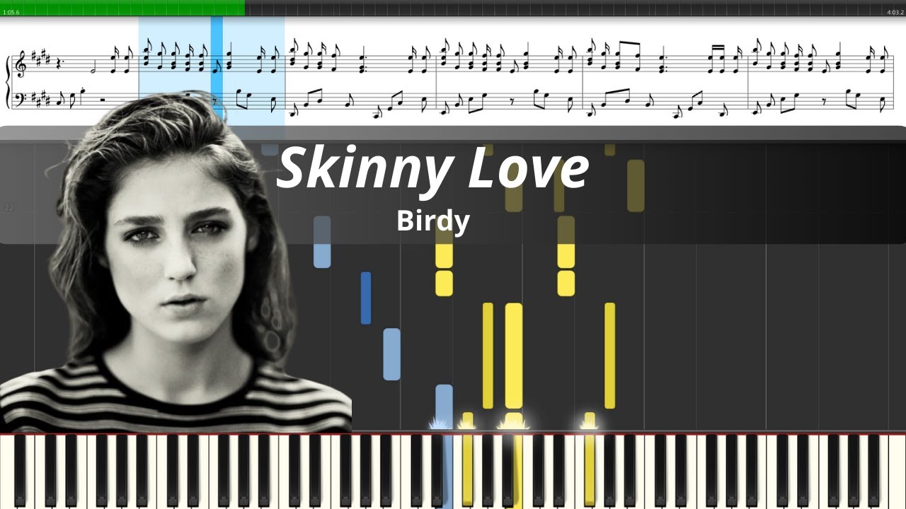 Skinny Love Piano Tutorial - Birdy | Easy Piano tuto & Sheet Music ...