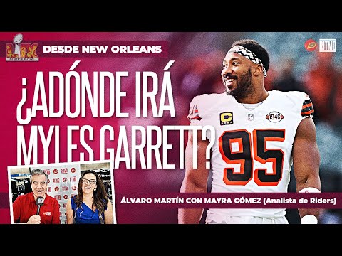 ¡Myles Garrett pidió traspaso! 🏈 | Álvaro conversa con Mayra Gómez ...