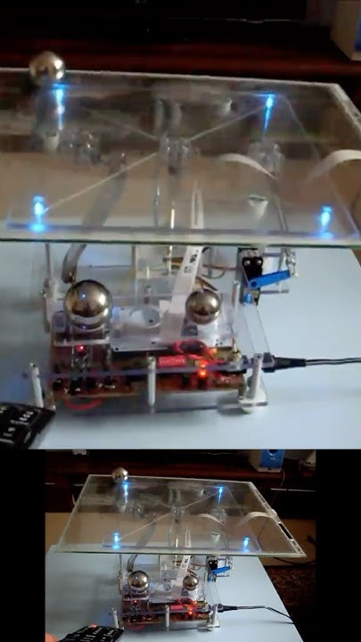 This Plate NEVER Lets the Ball Fall #arduino #robotics #diy #PID #automation #control - YouTube