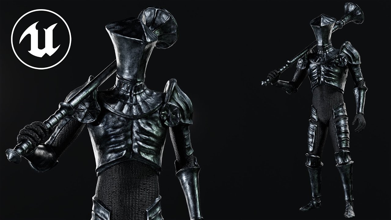 PREVIEW - Iron Knight 3- GAME READY 3D Character - YouTube