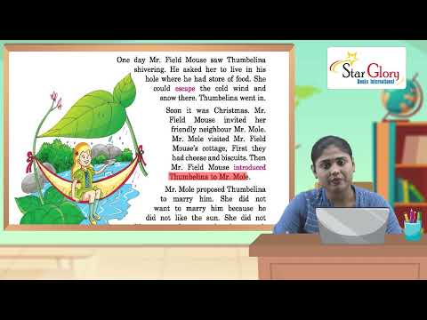 Ch 7 | Star Glory | English | Class 4 | Story of Thumbelina | For ...