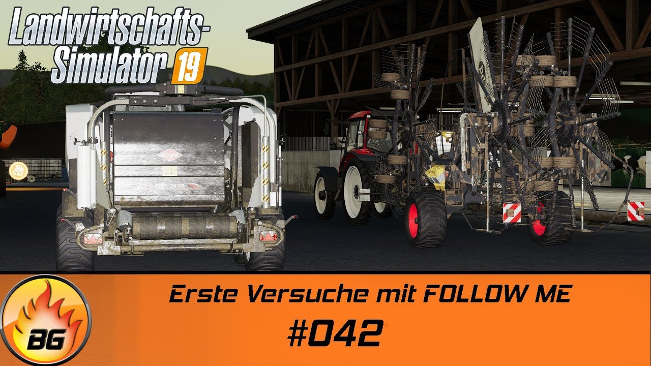 LS19 - EBELSBACH #042 | Erste Versuche mit FOLLOW ME | FS19 | Let's ...