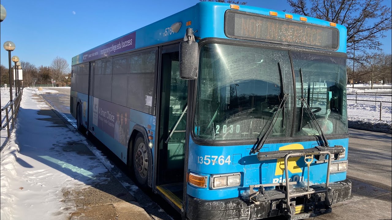 MCDOT Ride On 2013 Gillig Low Floor Advantage 5764 On Route 55 Ride ...