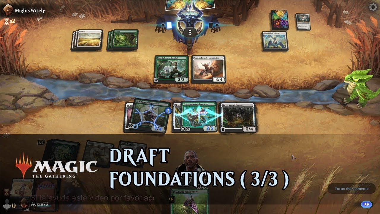 MTG Arena: Draft Premier: Foundations (#3/3) - YouTube