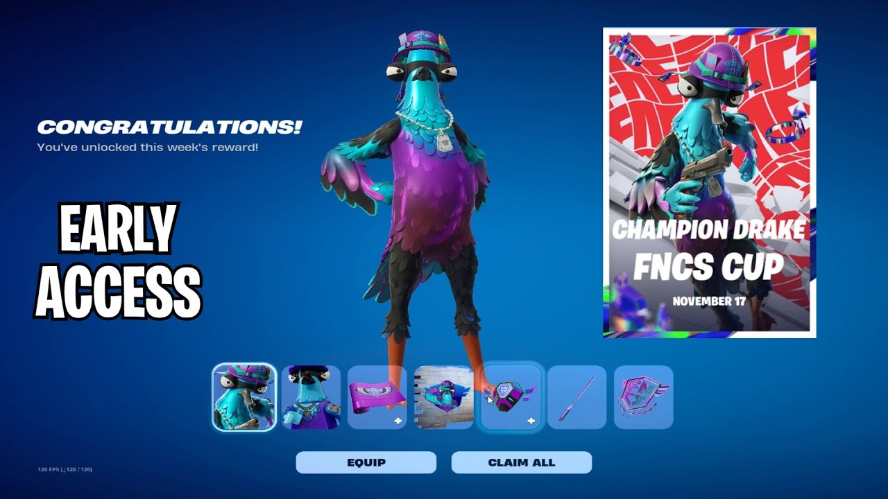 How I WON the FNCS Champion Drake Skin Cup (Chapter 2 Remix) - YouTube