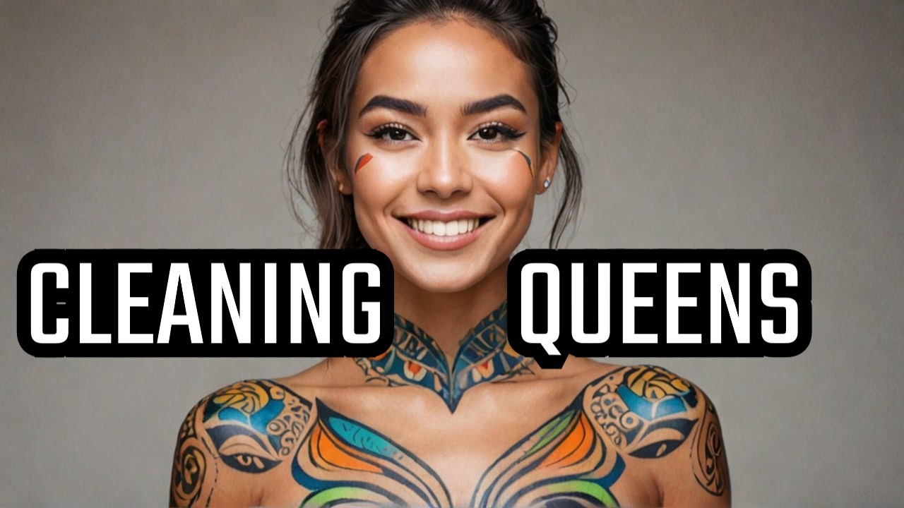 Cleaning Ladies Using Body Art Paint Housewives are getting Popular ...