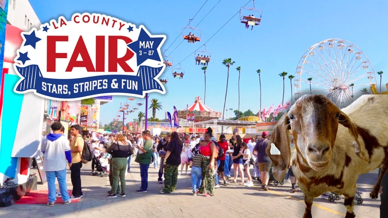 First time at the LA COUNTY FAIR 2024! - YouTube