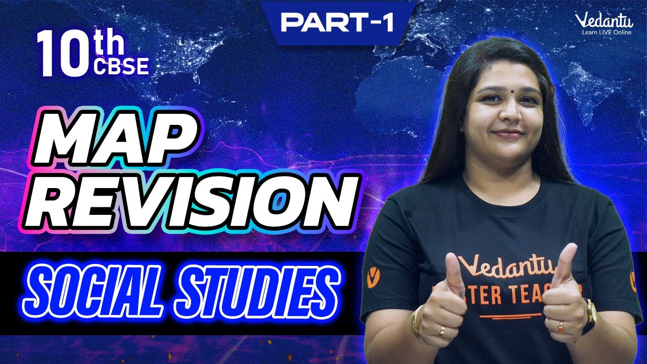 Map Revision Social Studies | Class 10 | CBSE 2024 | Suba ma'am - YouTube