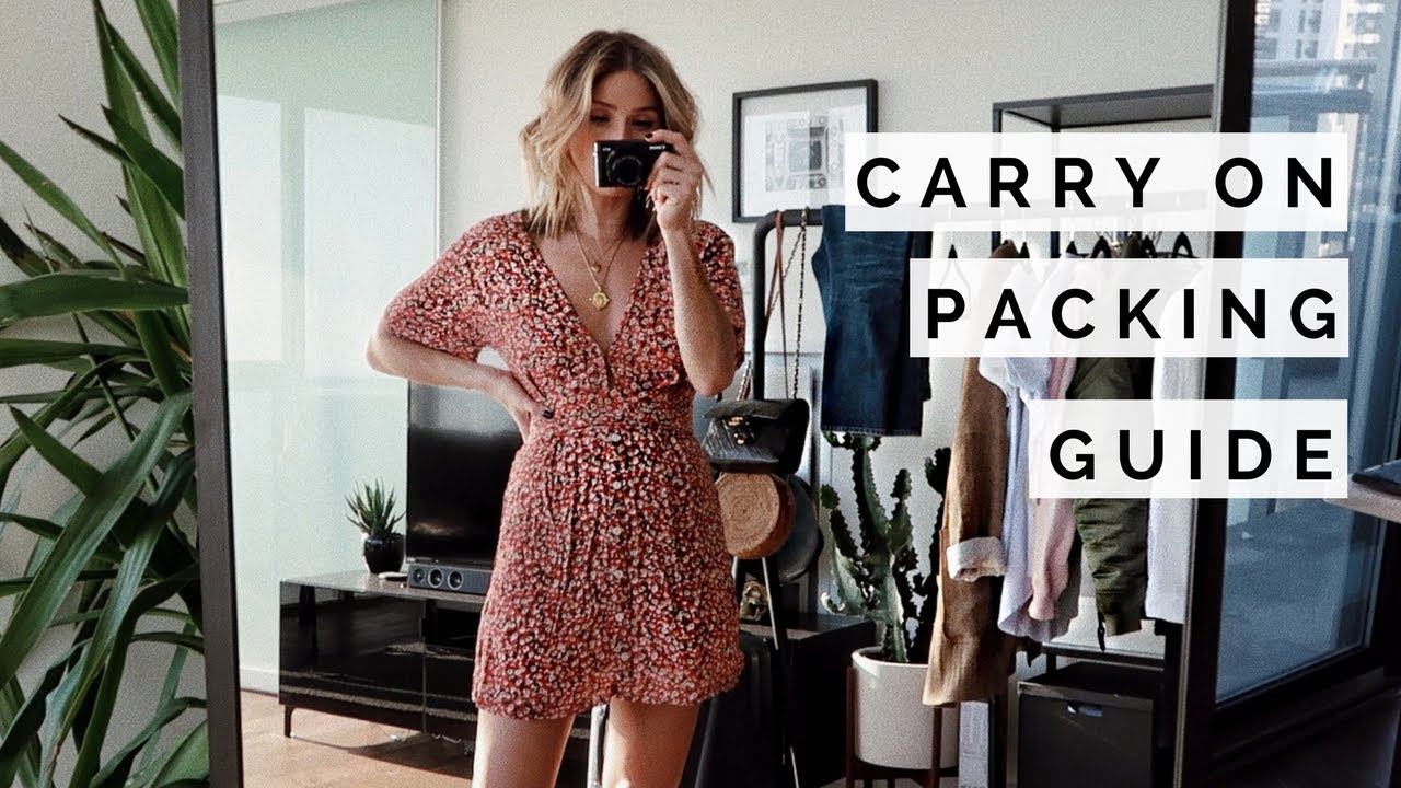 PACKING GUIDE 101 | CARRY ON FOR BEACH VACATION - YouTube