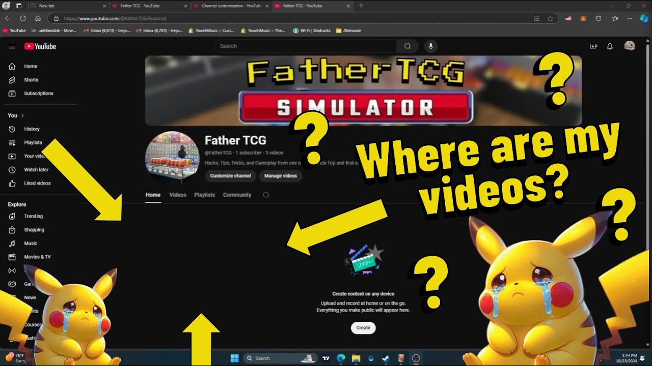 How to upload videos to your Youtube homepage - YouTube