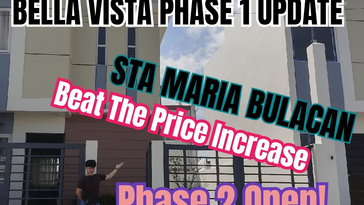 BELLA VISTA UPDATE! PHASE 1 SOLD OUT!!!! PHASE 2 NOW OPEN!!! CLOSER TO YOUR AMENITIES - YouTube